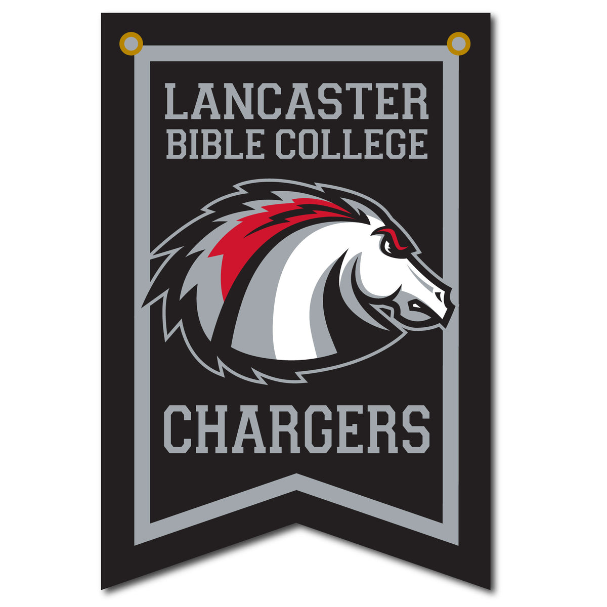 12 X 18 Dovetail Athletic Banner | Red – Lancaster Bible College Campus ...