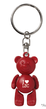 4" LBC BEAR PAL KEYCHAIN – Lancaster Bible College Campus Store